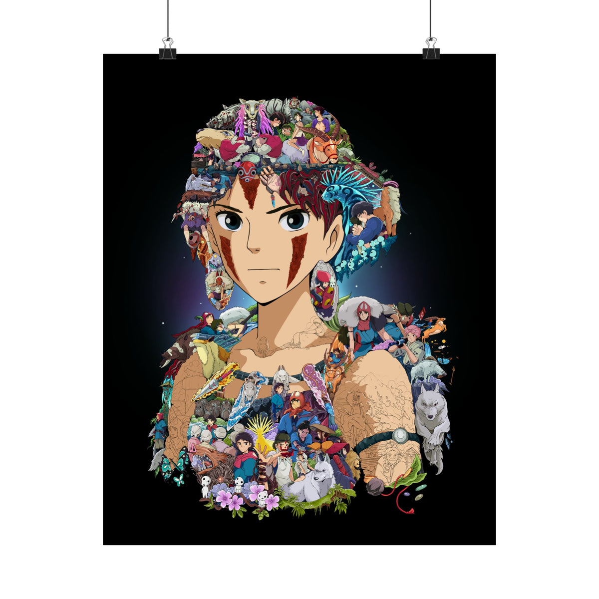 PRINCESS MONONOKE COLOR POSTER